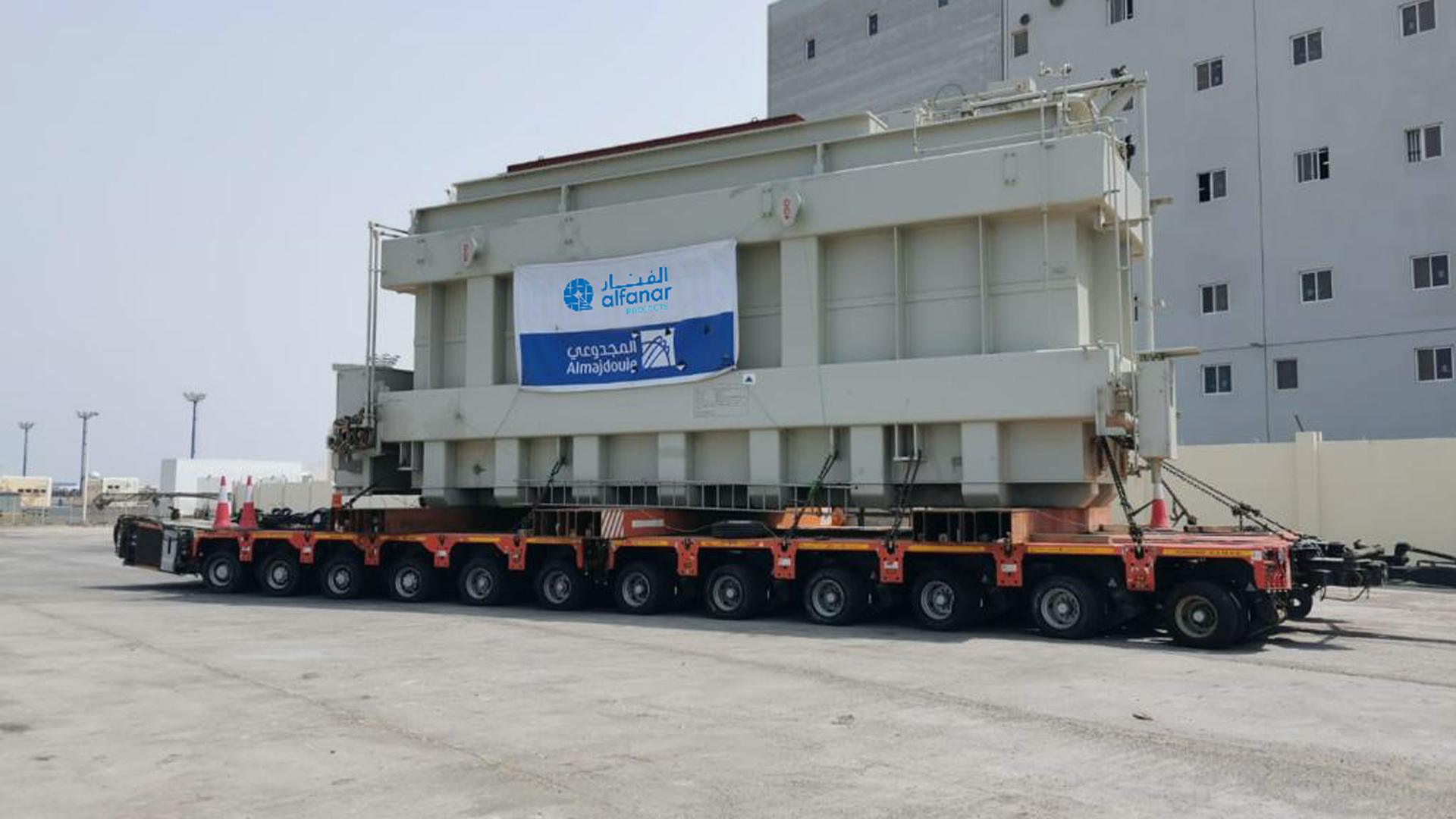 Transporting and Installing a 960 MVA Transformer